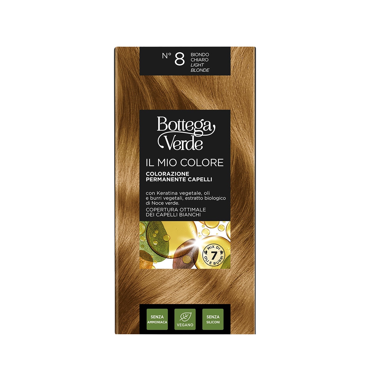 Vopsea de par, cu extract de uleiuri naturale si keratina vegetala ...