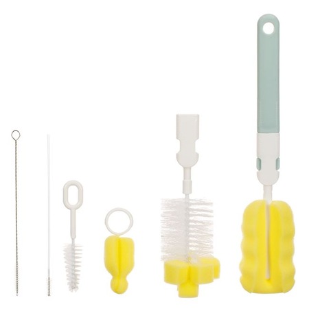 Set de perii pentru curatare biberon si tetina, maner ergonomic, perie ...