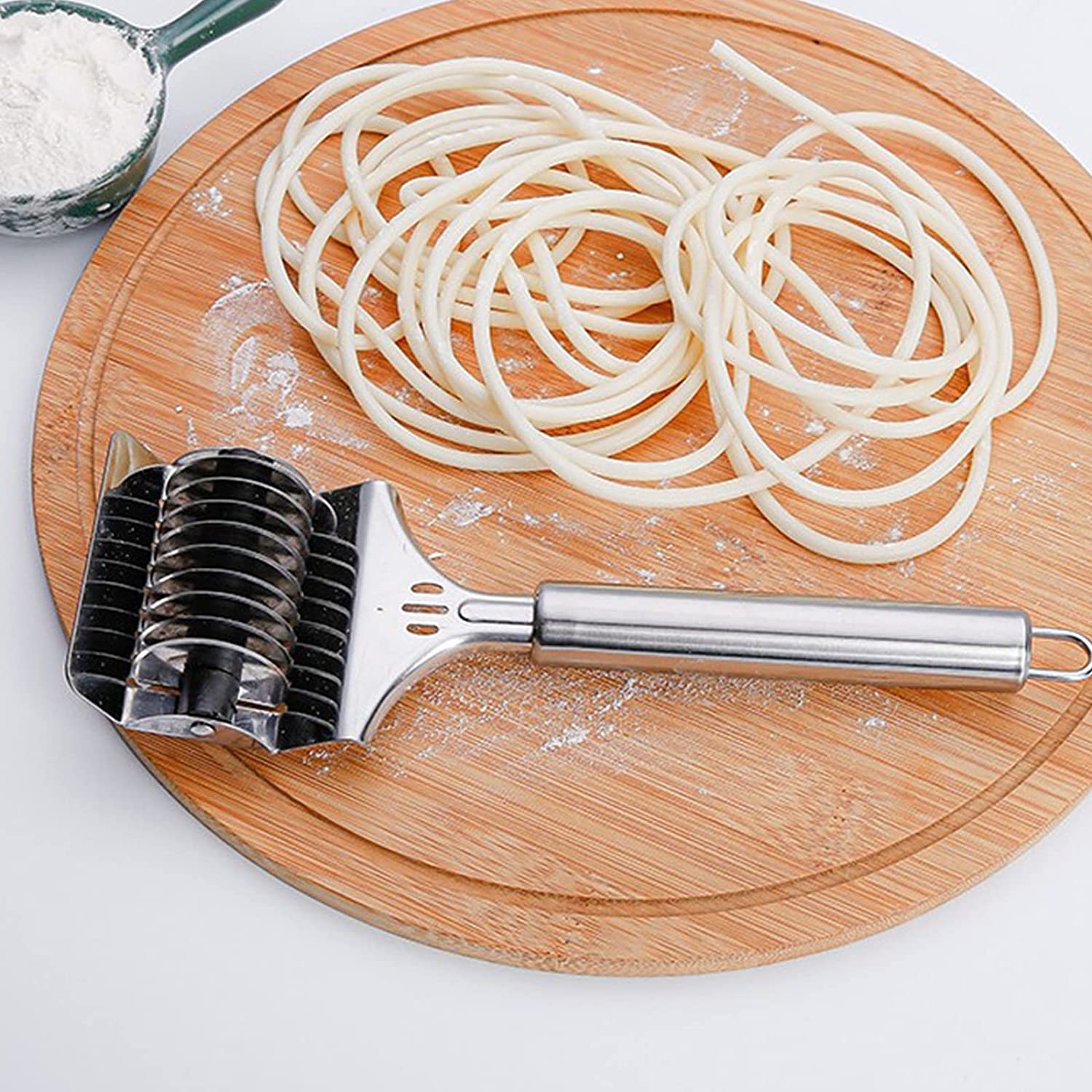 Cutit pentru Paste si Taitei, Bukate, 9 Lame, Otel Inoxidabil - eMAG.ro