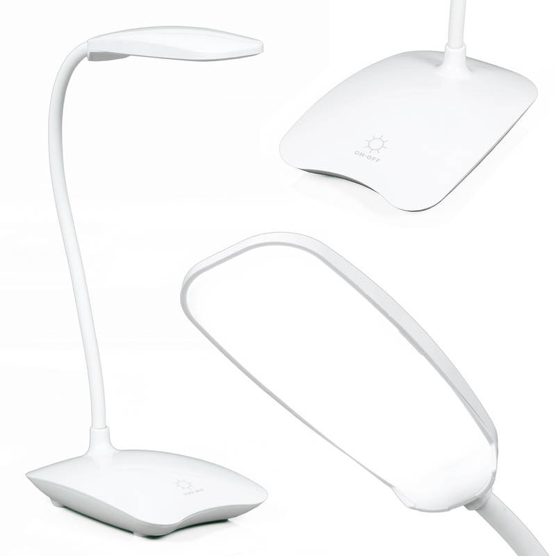 Lampa LED de birou, Interlook, 3 W, USB, ABS, Alb - eMAG.ro