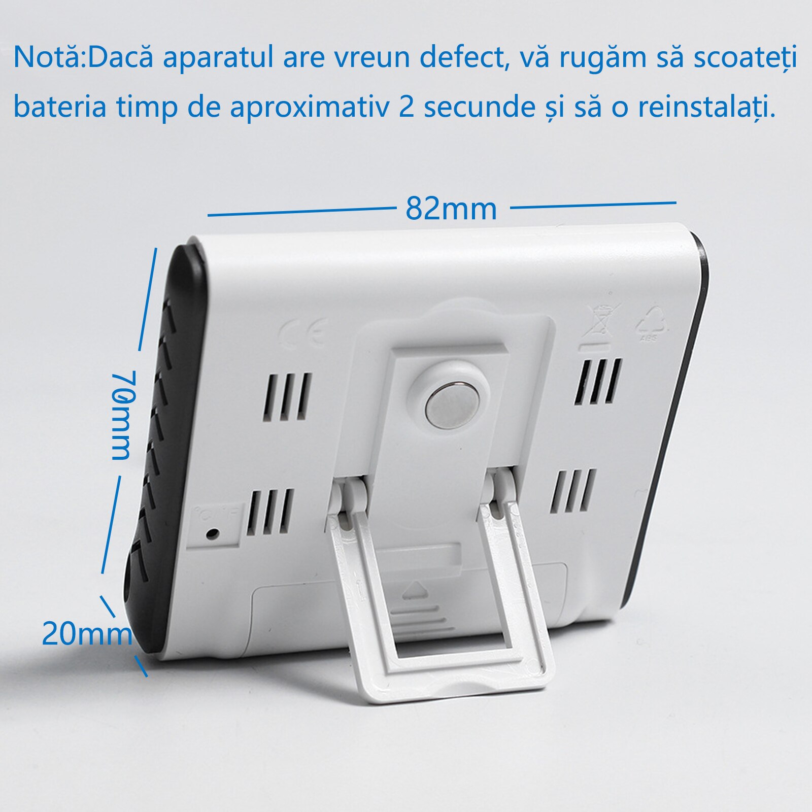 Termometru/Higrometru, Kron, Digital, Alb - eMAG.ro