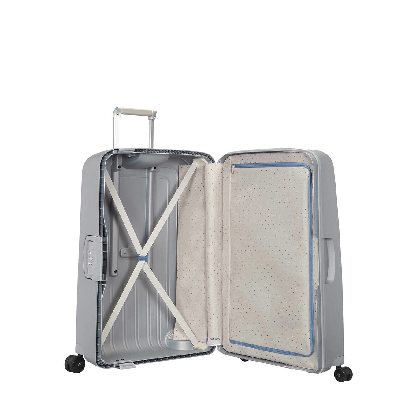 Troler, Samsonite, Maner retractabil, Polipropilena/Aluminiu, 81x55x35 ...