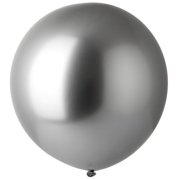 Balon Latex Jumbo Shiny Silver - 80 cm, Gemar GB30.89 - eMAG.ro
