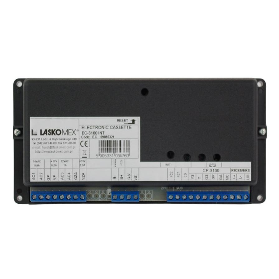 Caseta electronica EC-3100R-2, Laskomex, Control sistem interfon, Negru ...