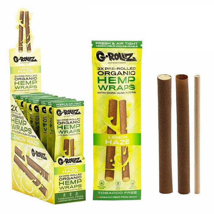 Foite tigari, G-Rollz Amsterdam, Aroma de lamaie, Maro - eMAG.ro