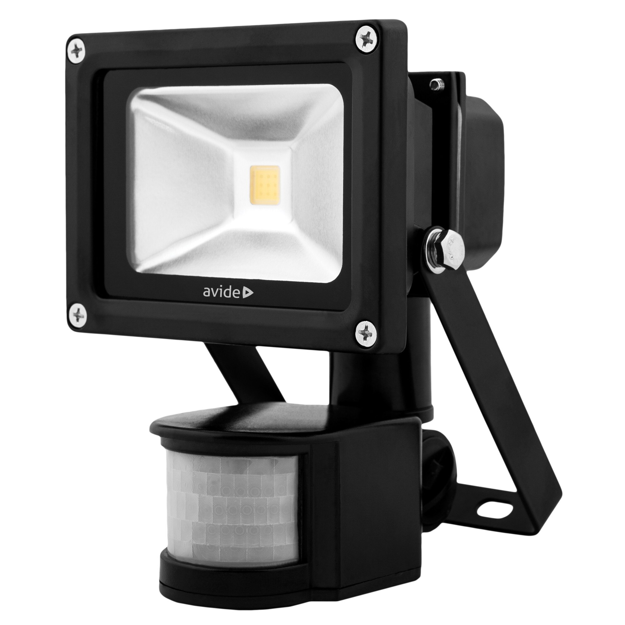 Reflector Avide LED Flood Light IP65 10W PIR 4000K lumina neutra - eMAG.ro