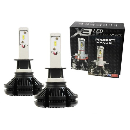 Set 2x becuri auto LED H1, Interlook, 50W, 12000 lm - eMAG.ro