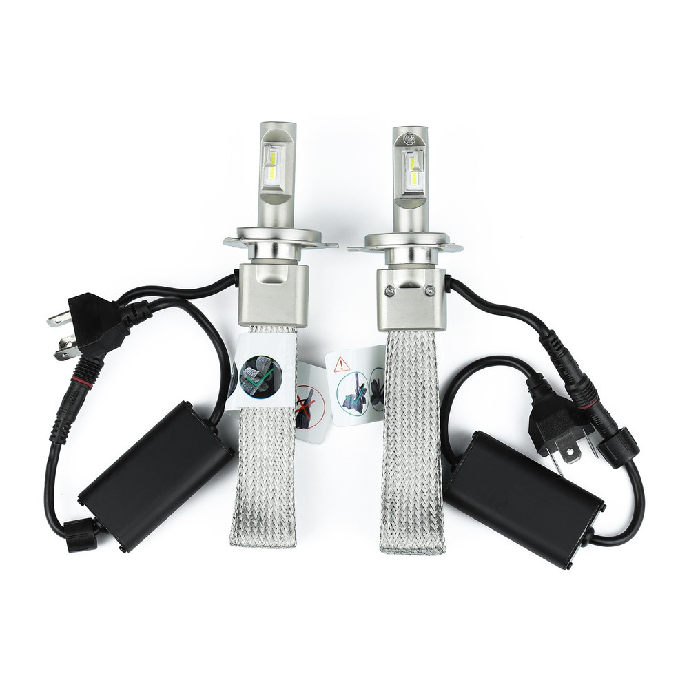 Set 2x becuri LED H4, Interlook, 54 W, 20000lm - eMAG.ro