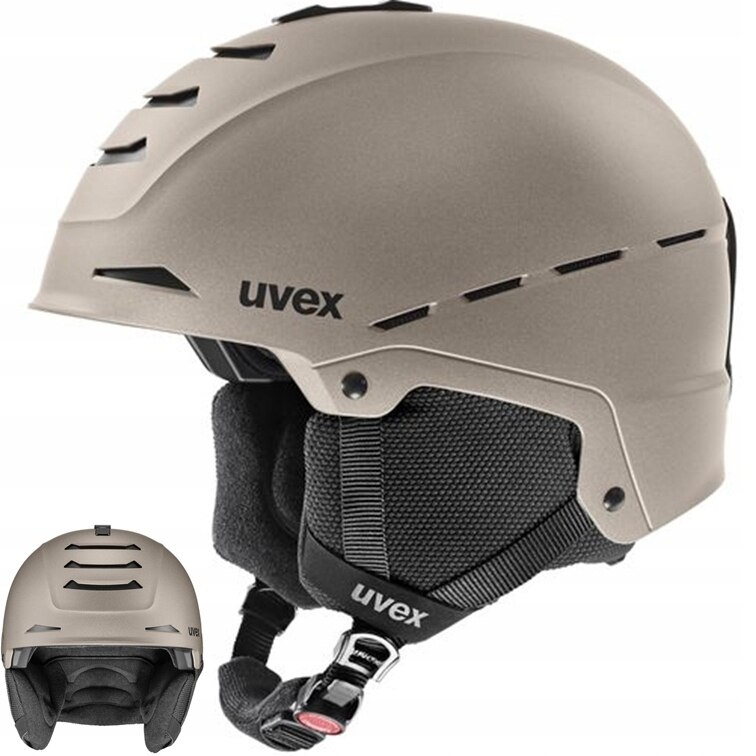 Casca de schi, UVEX, Bej, 52-55 cm - eMAG.ro