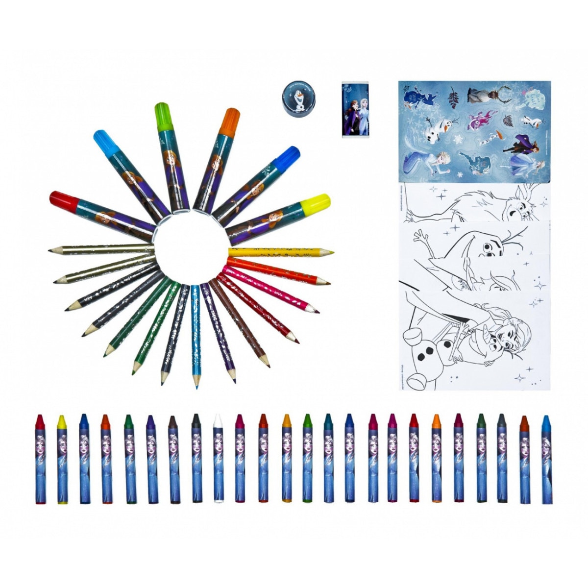 Set 51 creioane de colorat, Undecover, Multicolor - eMAG.ro