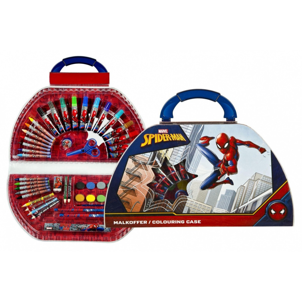 Set de colorat SPIDER-MAN, Undercover, Multicolor, 51buc - eMAG.ro