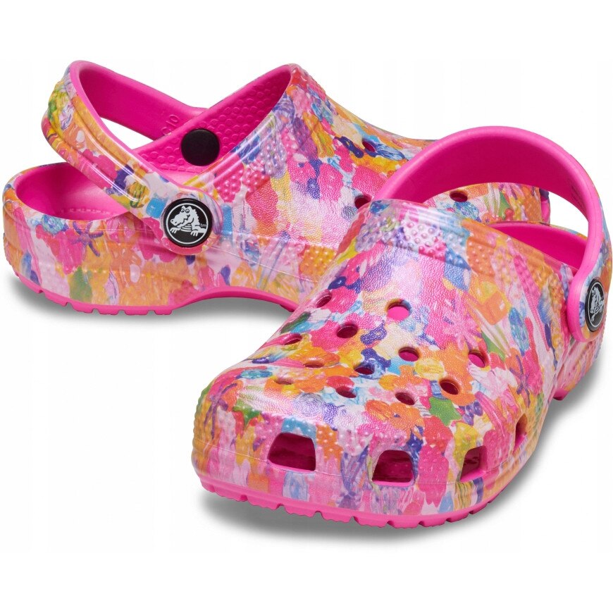 Saboti Copii, Crocs, Kids Classic Hyper Real Clog, Multicolor, 30-31 EU ...