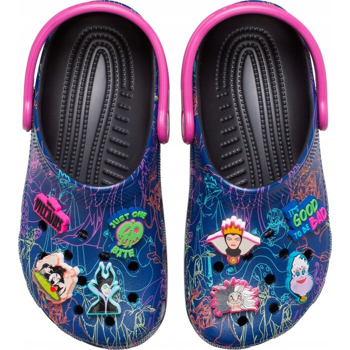 Saboti Copii, Crocs, Kids Classic Disney Villains Clog, Negru, 34-35 EU ...