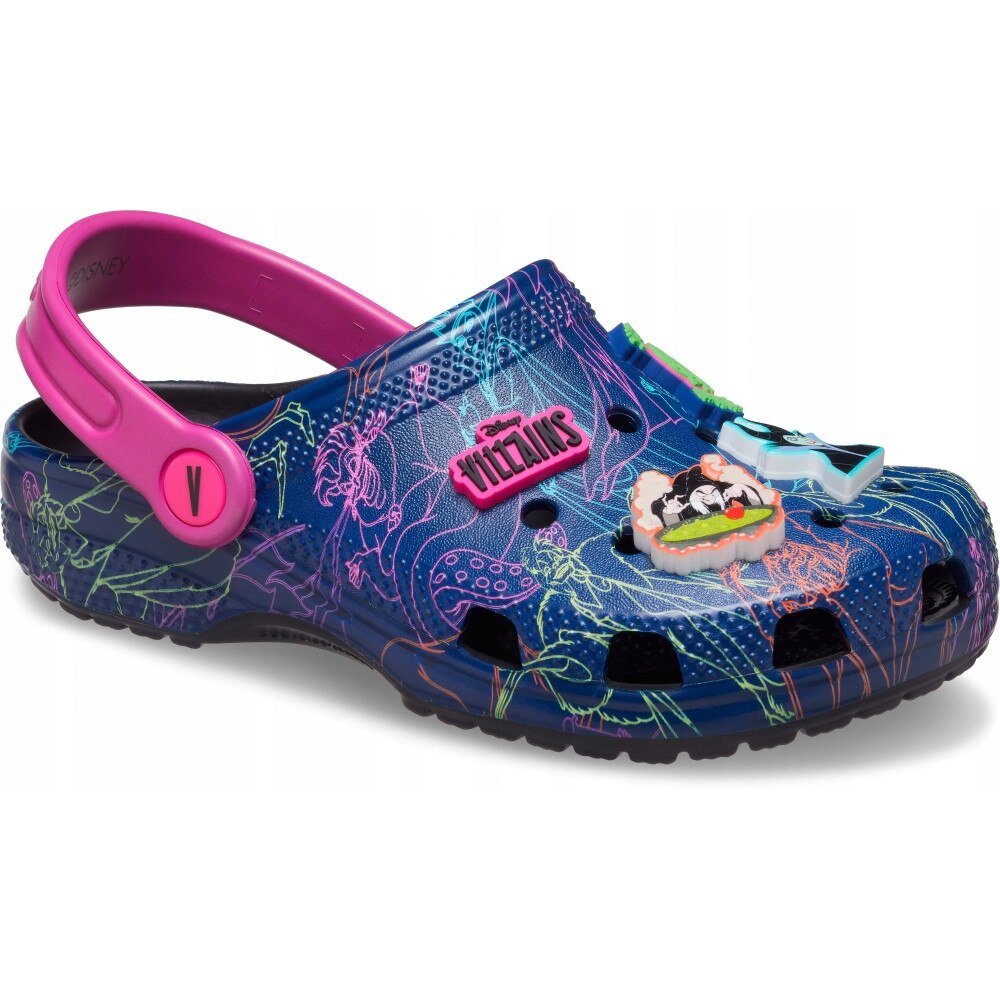 Saboti Copii, Crocs, Kids Classic Disney Villains Clog, Negru, 34-35 EU ...