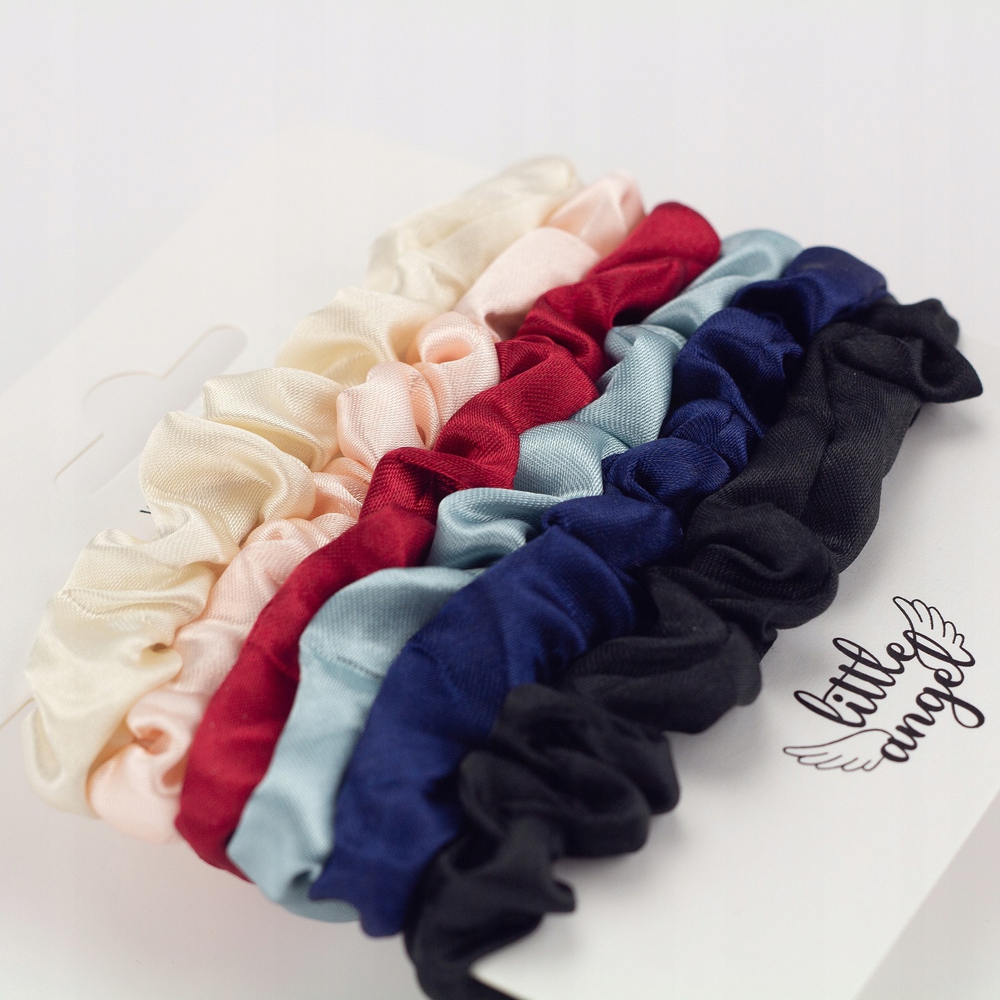 Set 6 elastice de par, Textil, Multicolor - eMAG.ro