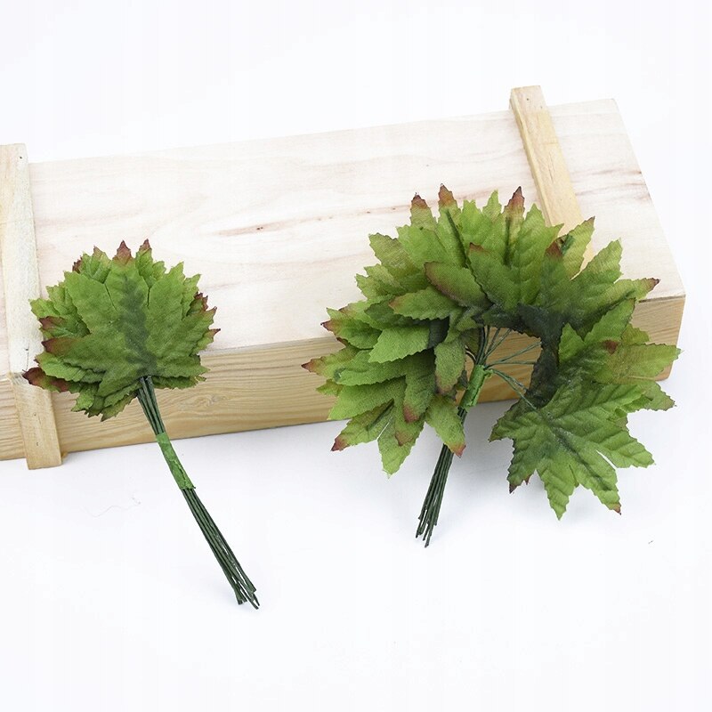 12x Frunze artificiale DIY, 4x5x10.5 cm, Verde - eMAG.ro