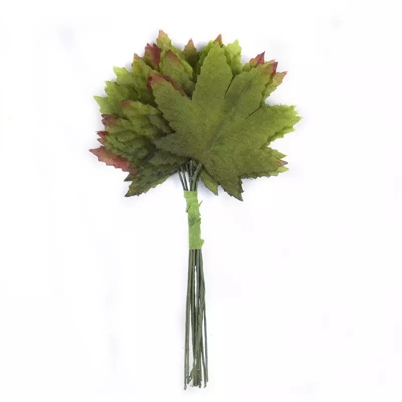 12x Frunze artificiale DIY, 4x5x10.5 cm, Verde - eMAG.ro