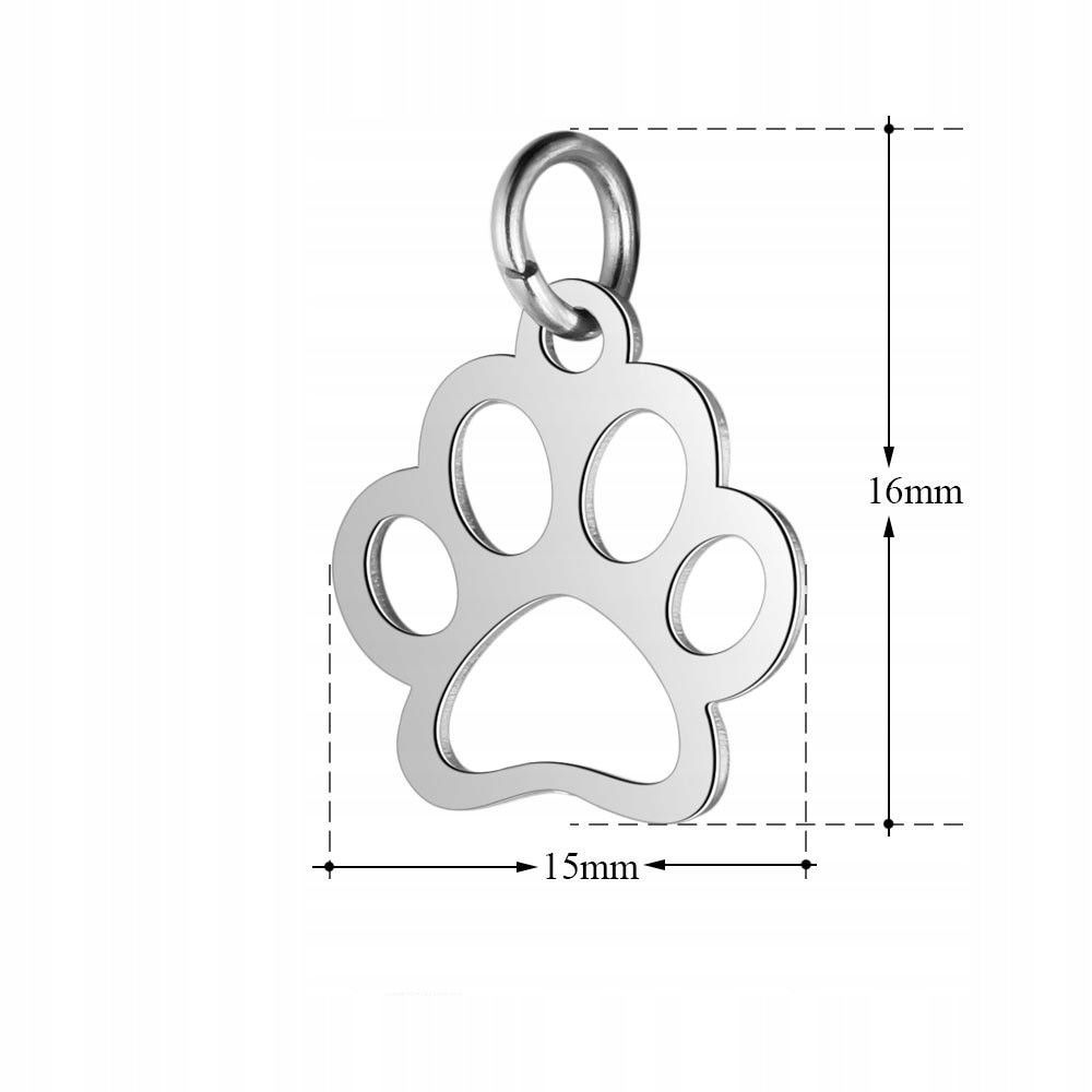 Pandantiv cu labuta, Inox, Argintiu - eMAG.ro