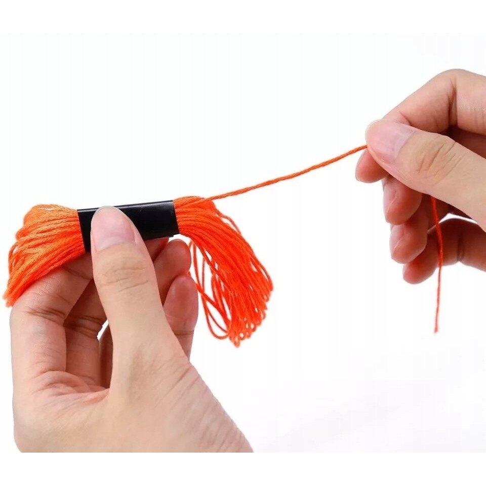 Set 50 mouline numerotate, Bumbac, Multicolor - eMAG.ro