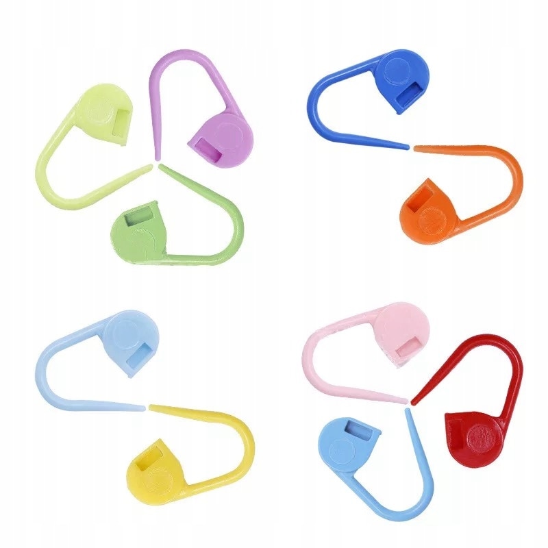 Set 120 marcatoare cusatura, Plastic, Multicolor - eMAG.ro