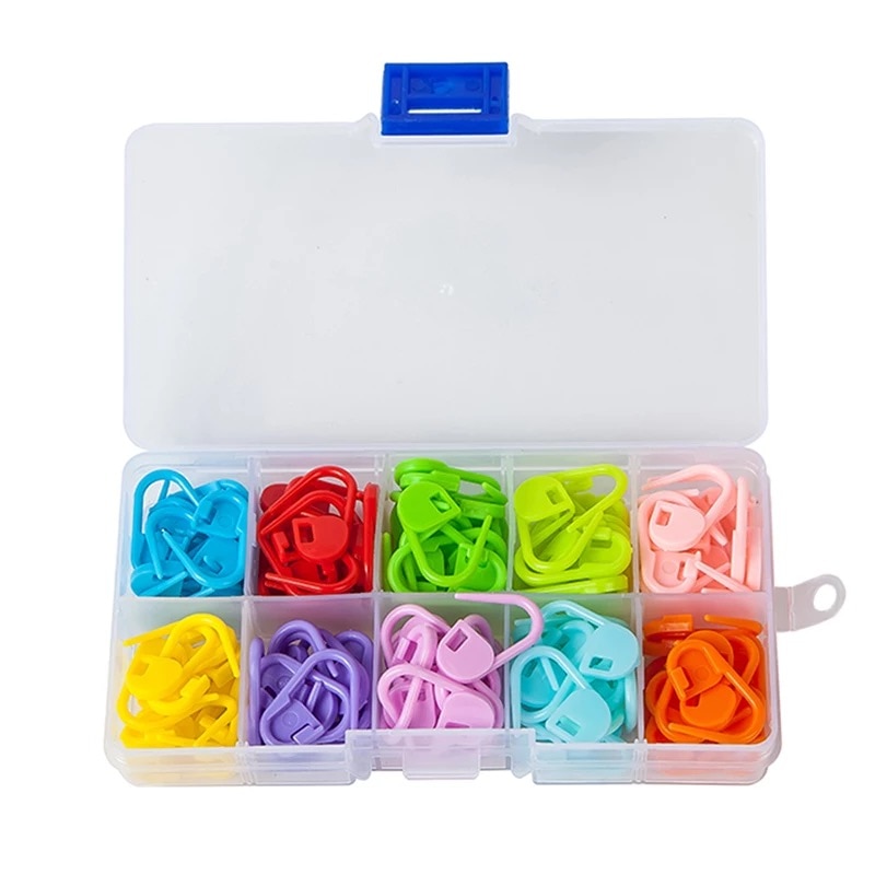 Set 120 marcatoare cusatura, Plastic, Multicolor - eMAG.ro