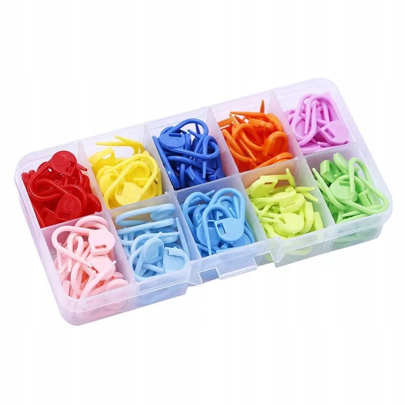 Set 120 marcatoare cusatura, Plastic, Multicolor - eMAG.ro
