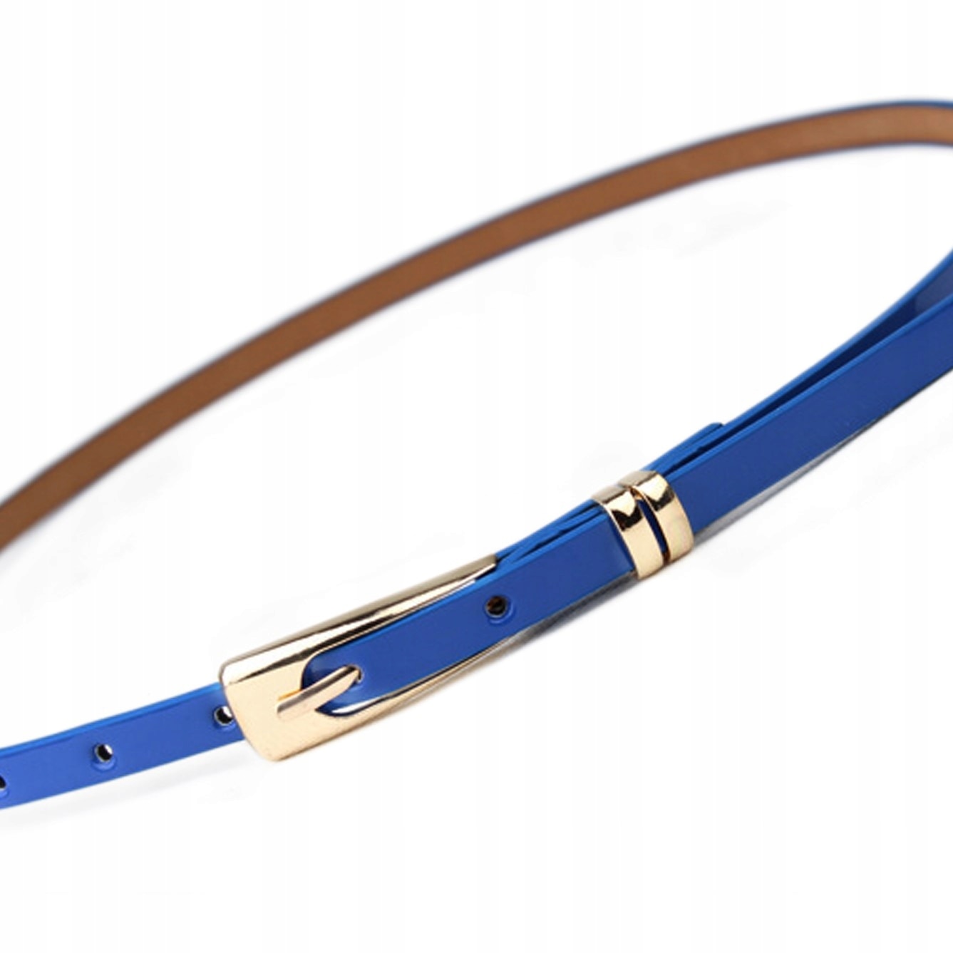 Curea dama, Little Angel, Piele, Albastru - eMAG.ro