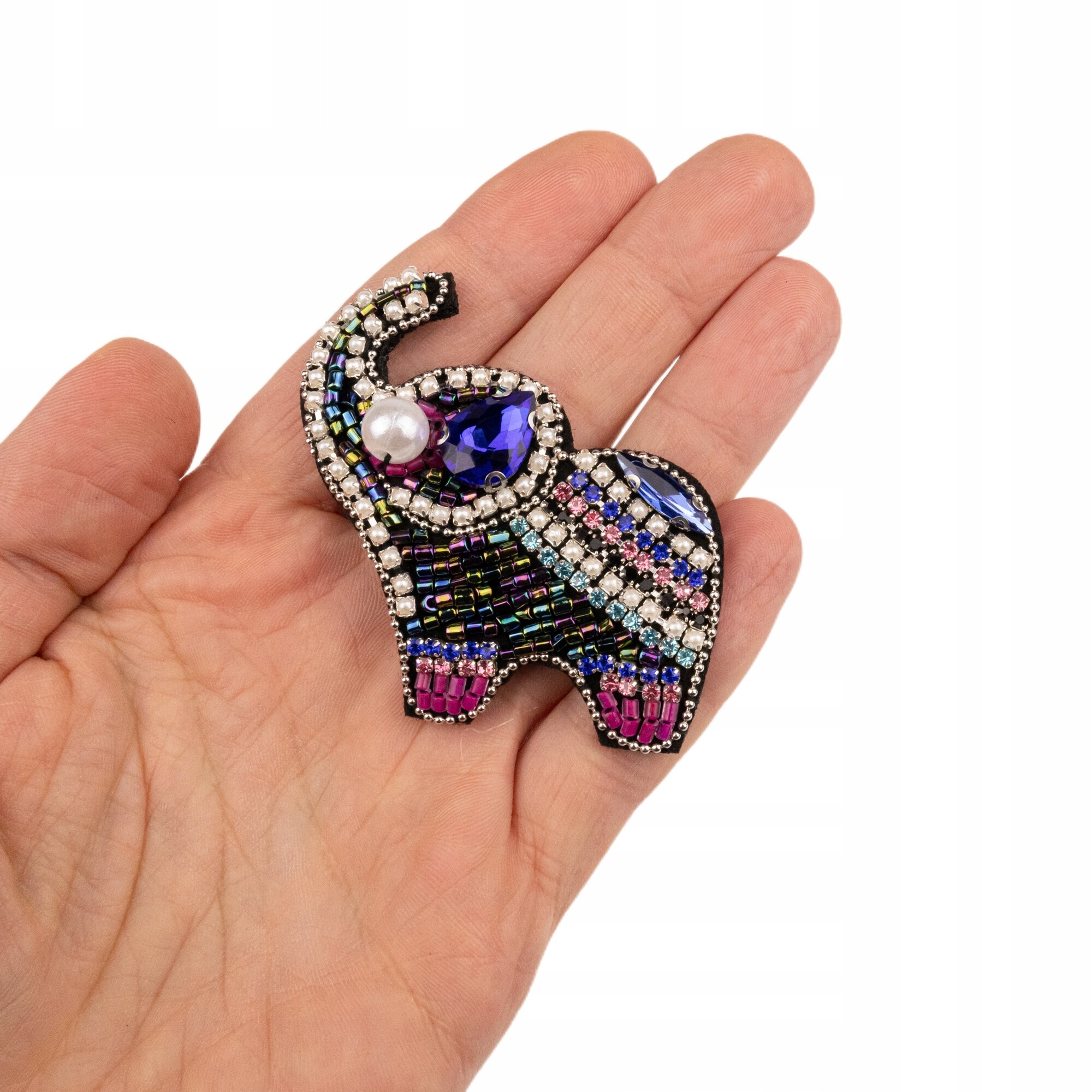 Petic brodat, Little Angel, Zirconiu, Multicolor - eMAG.ro