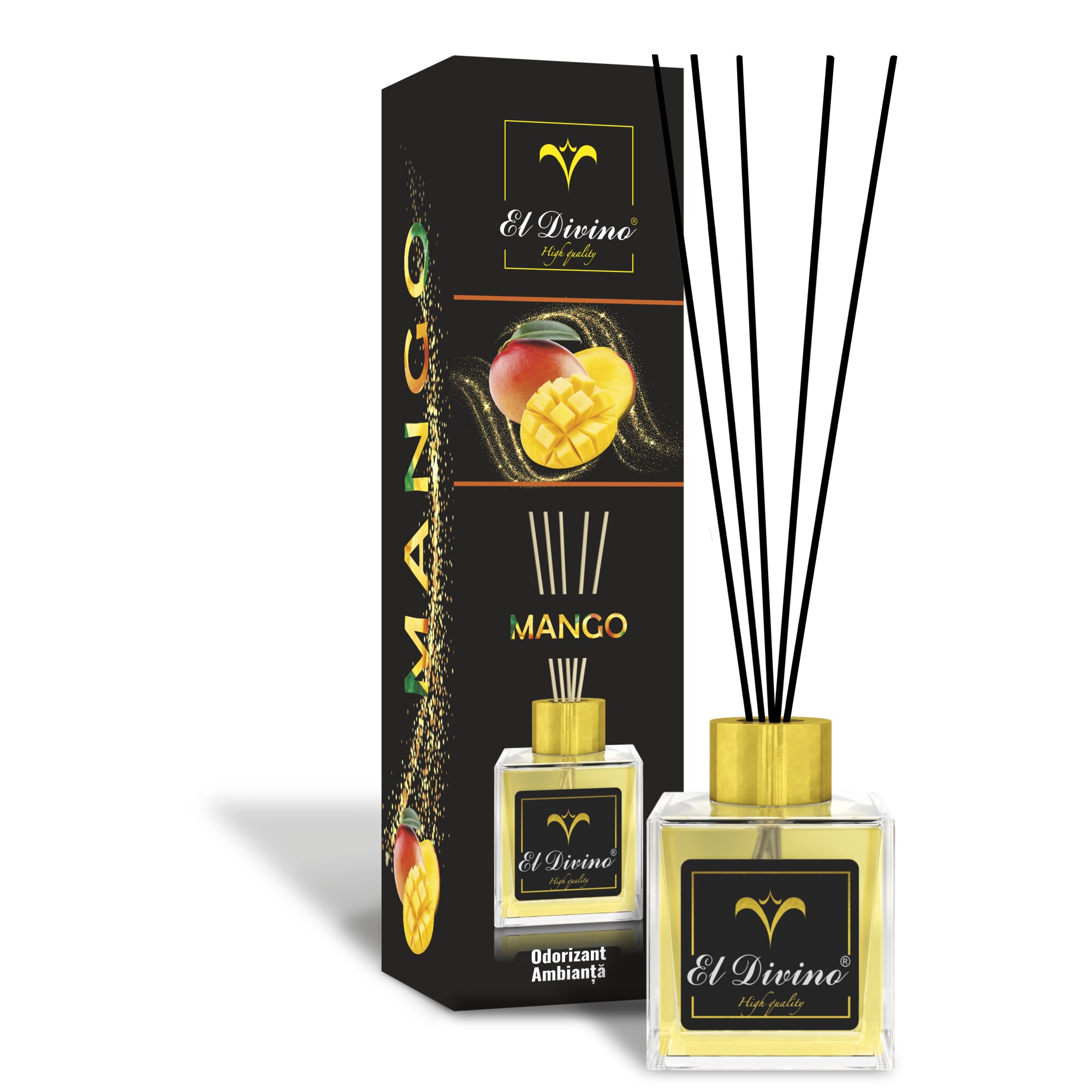 Odorizant Camera - Ambianta Reed Diffuser 100ml Mango El Divino - eMAG.ro