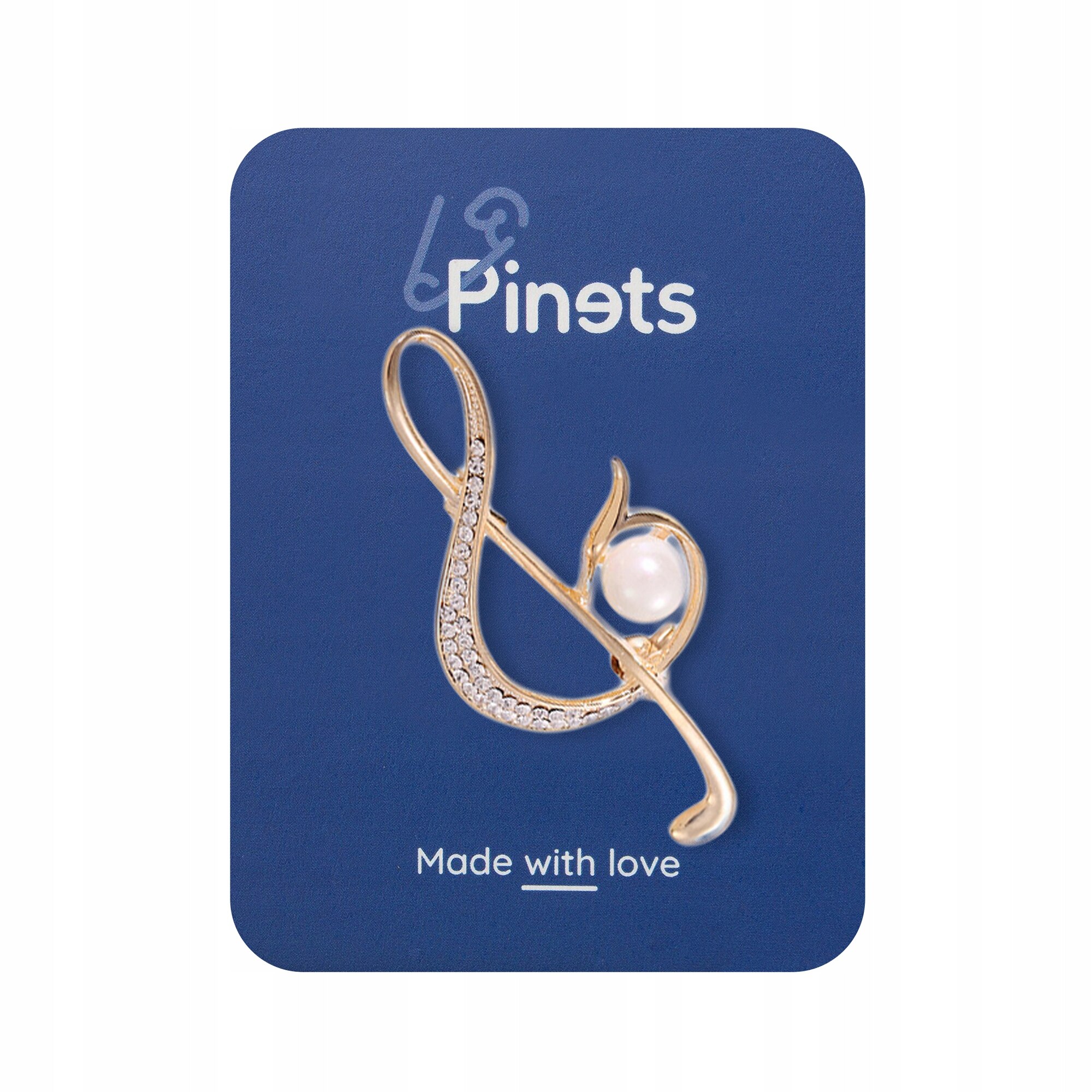 Brosa, Pinets, Metal/Zirconiu, Auriu - eMAG.ro