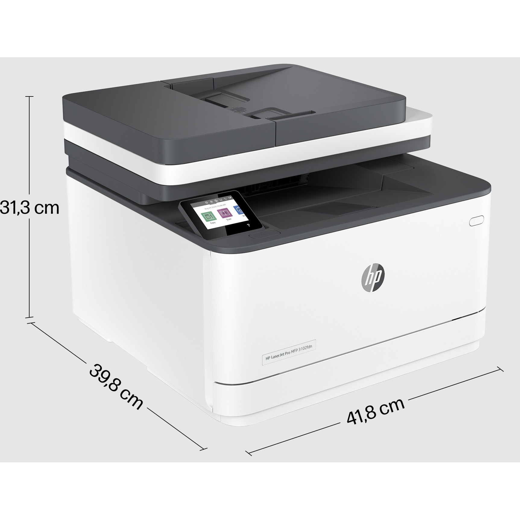 Multifunctional laser monocrom HP LaserJet Pro MFP 3102fdn, A4, max ...