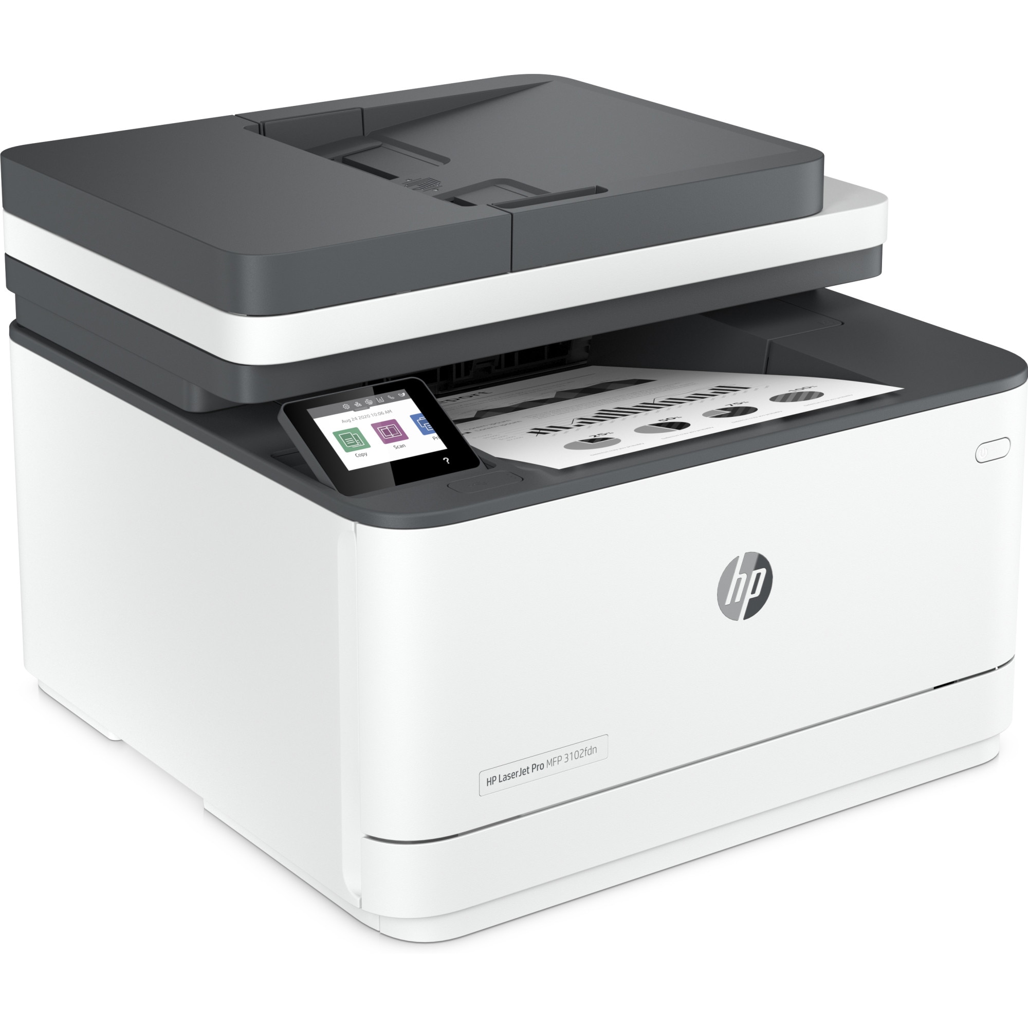 Multifunctional laser monocrom HP LaserJet Pro MFP 3102fdn, A4, max ...