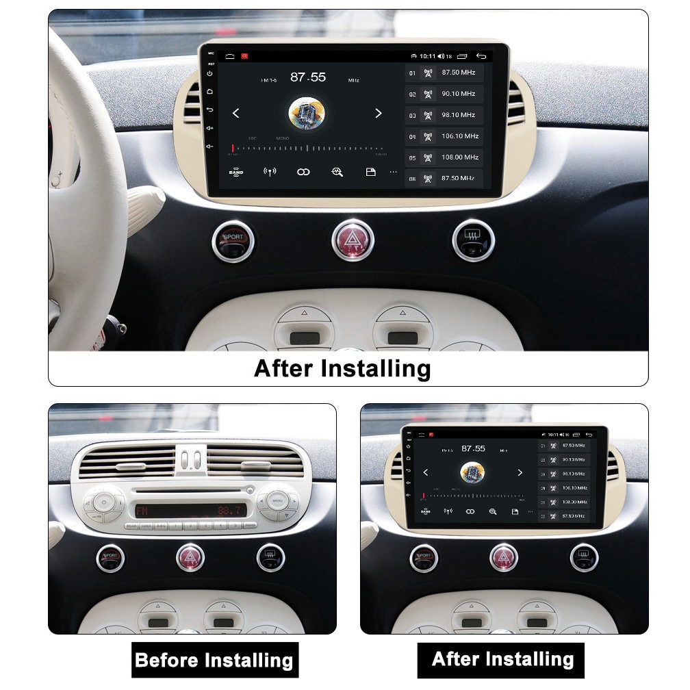 Fiat 500 Navi Nachrsten