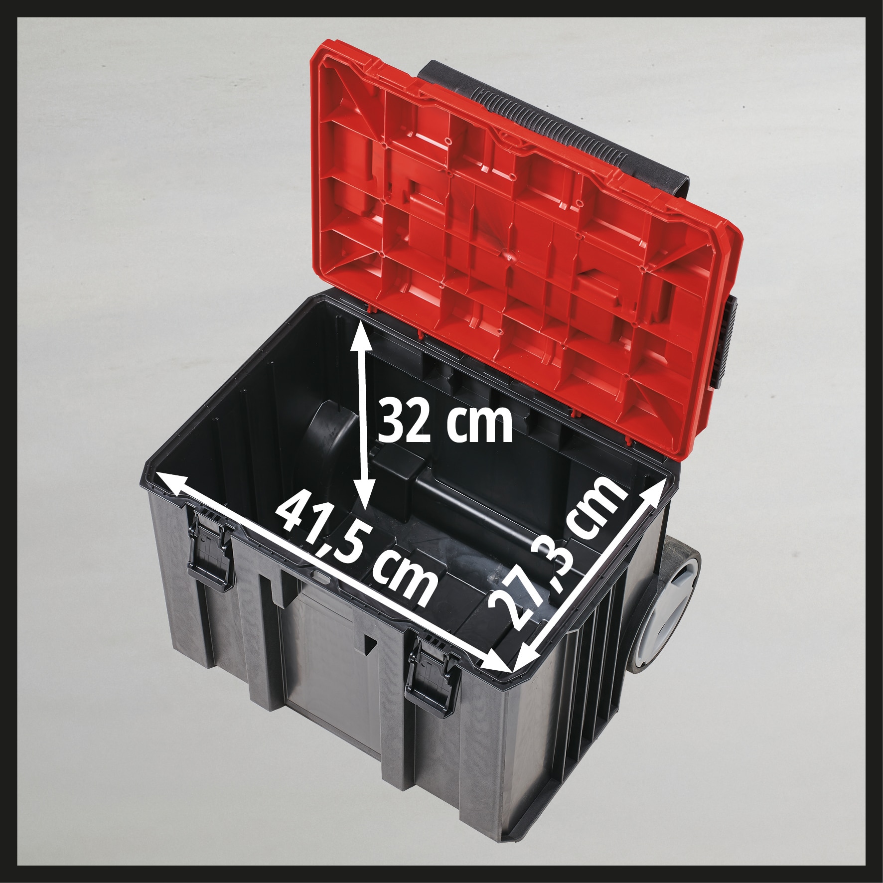 Cutie scule tip troller Einhell E-Case L, polipropilena, sarcina maxima ...