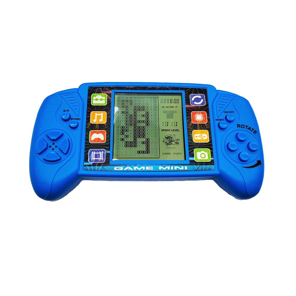 Consola Tetris 9999 in 1, Brick Game, albastru mat, model 2023 ...