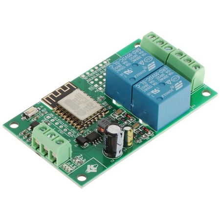 Modul 2 relee wireless ESP12-2R-D8 Wi-Fi compatibil Arduino IDE - eMAG.ro