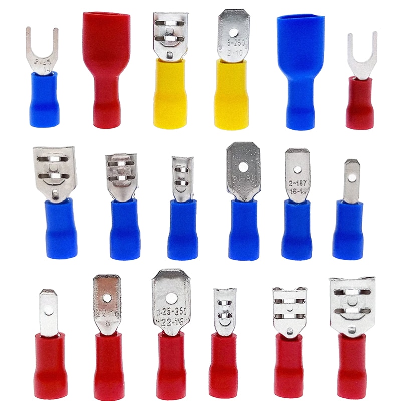 Set 280 papuci electrici, Rerminale de sertizare, Rotund, In forma de ...