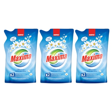 Set 3 x Rezerva Balsam Igienizant pentru Tesaturi Sano Maxima Ultra ...