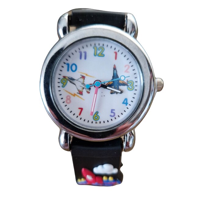 Ceas copii avion, negru - eMAG.ro