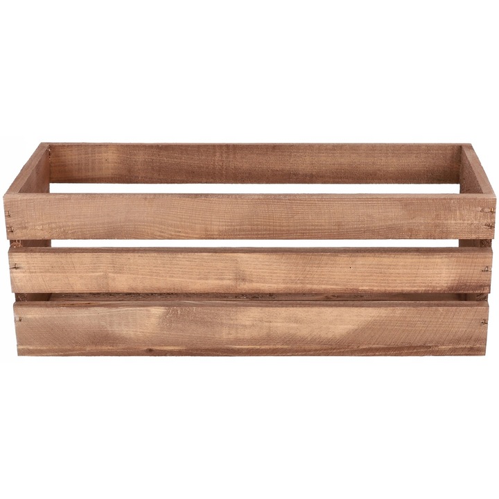 Ghiveci balcon, Kotarbau, Lemn, Natural - eMAG.ro