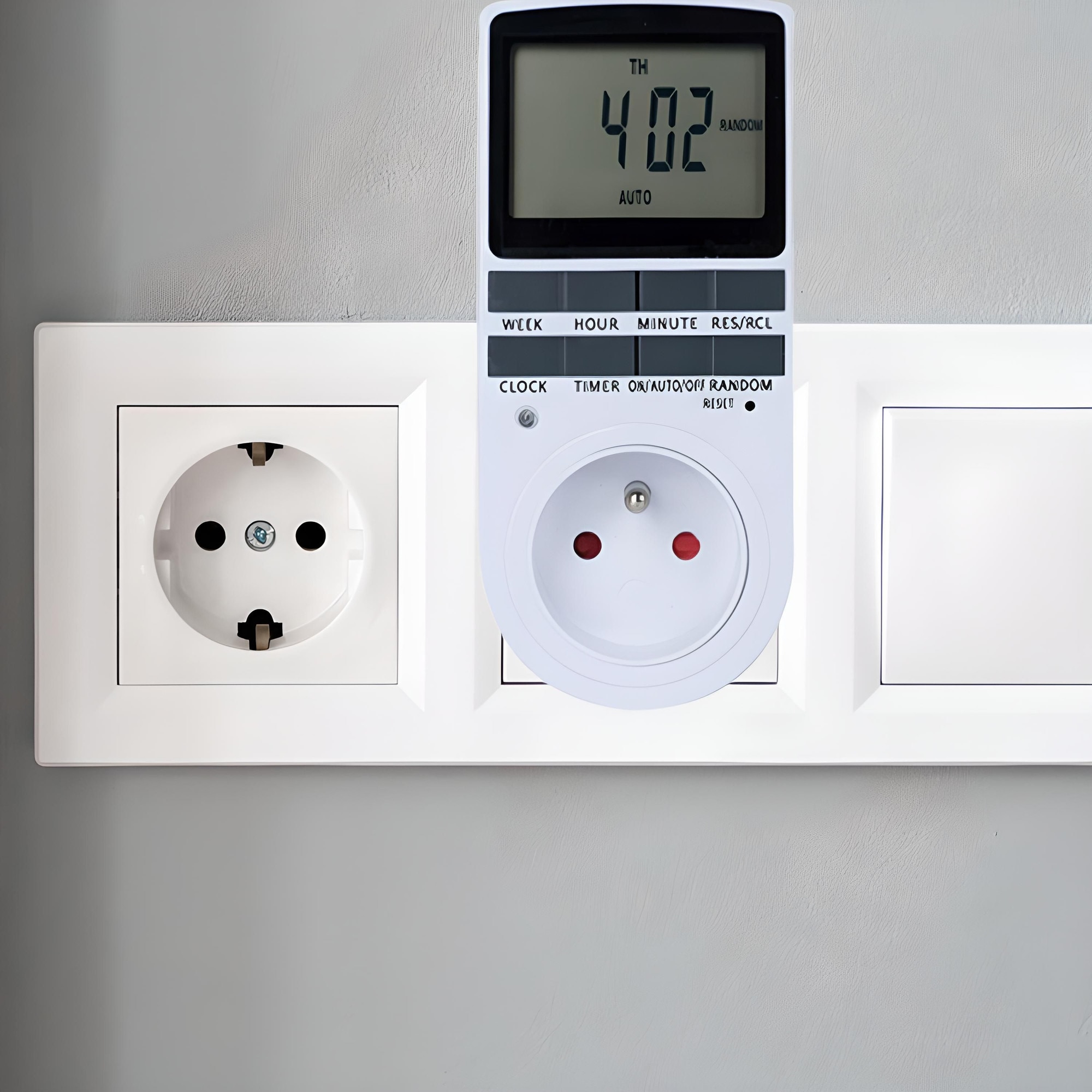 Timer Programabil RETOO HomeSmart, Priza Interna Cu LCD, 10 Programe ...