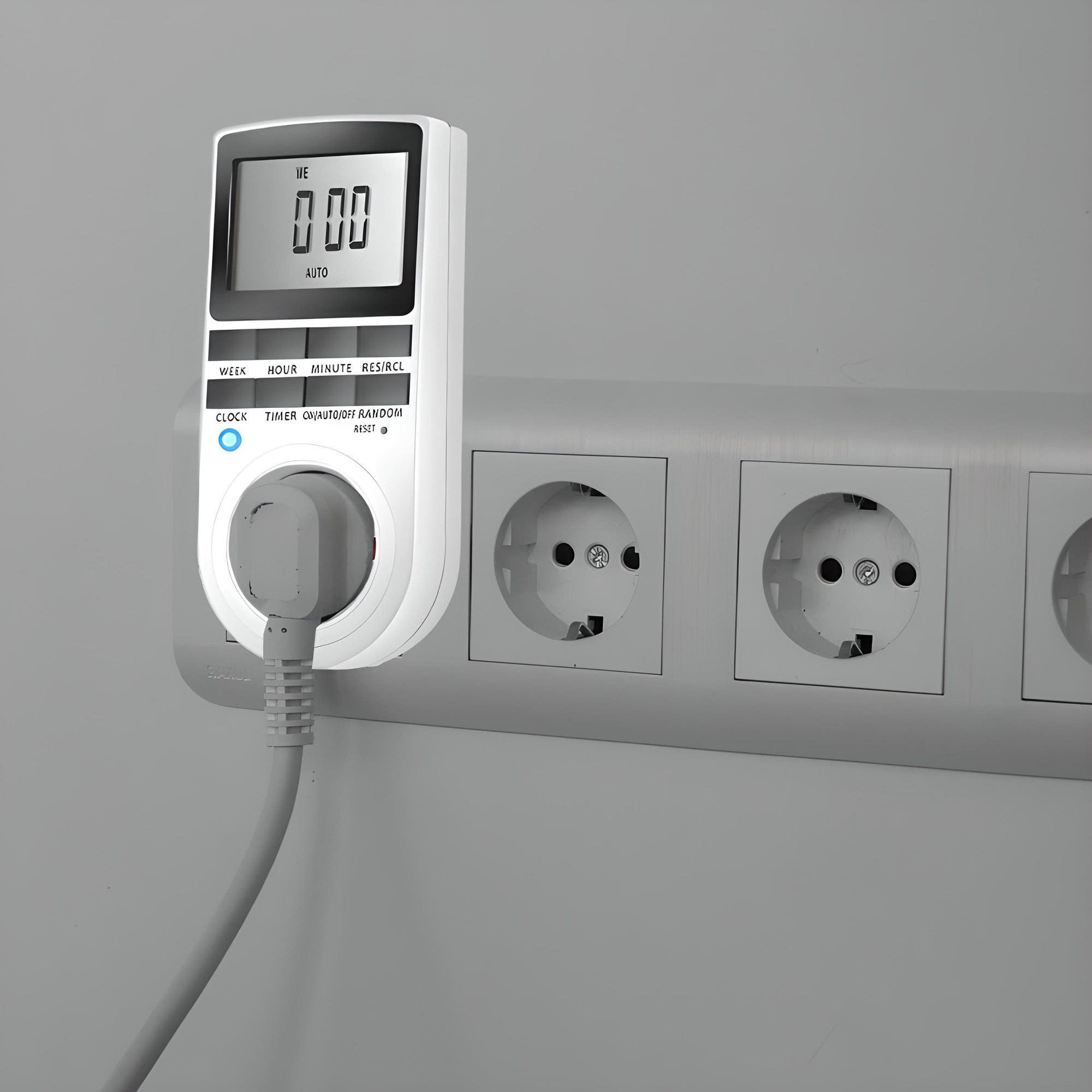 Timer Programabil RETOO HomeSmart, Priza Interna Cu LCD, 10 Programe ...