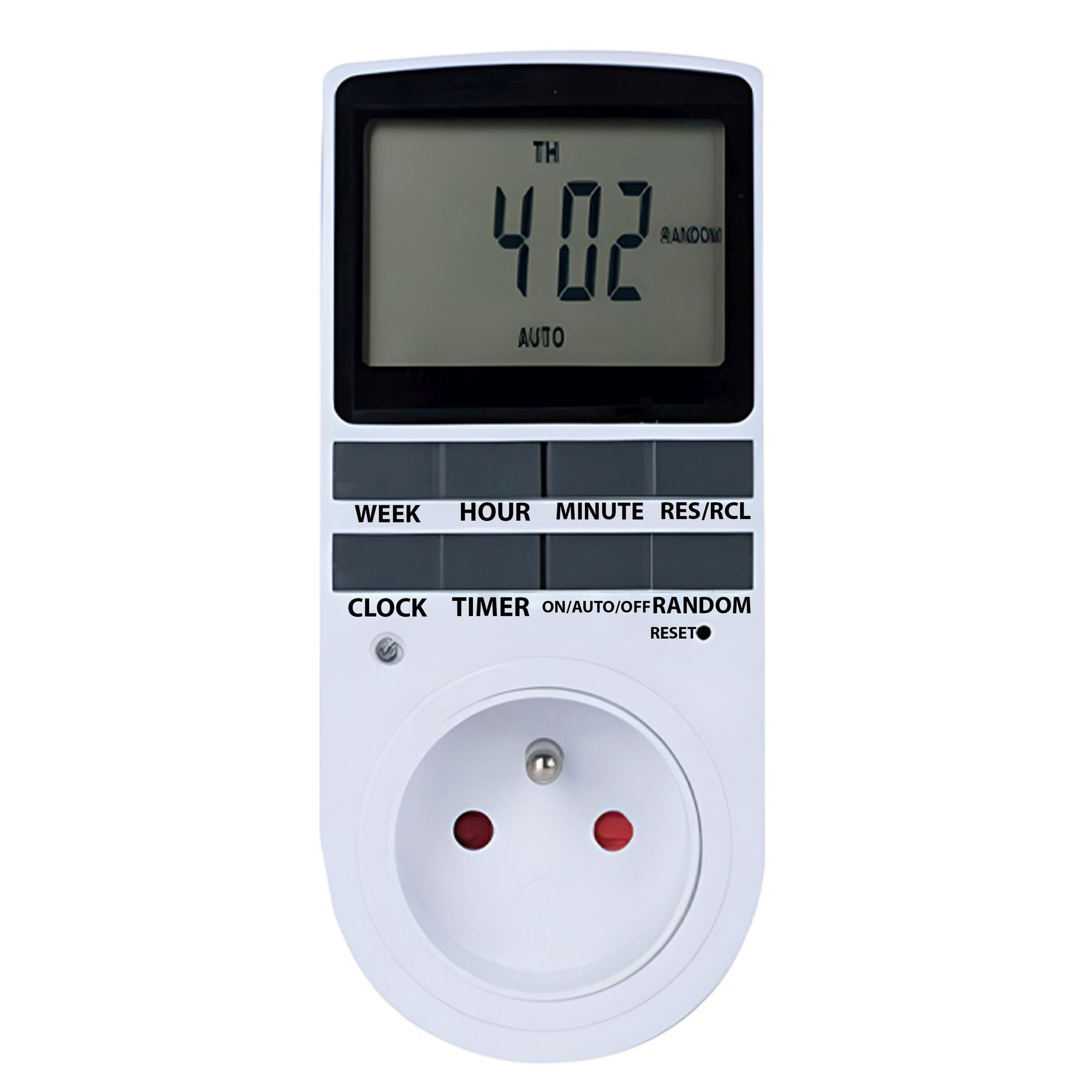 Timer Programabil RETOO HomeSmart, Priza Interna Cu LCD, 10 Programe ...