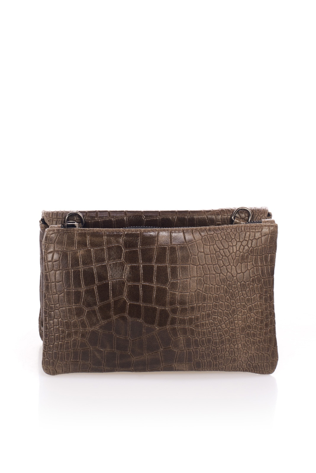 Чанта-плик, Massimo Castelli, от естествена кожа, модел 17038, Maro ...