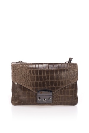 Чанта-плик, Massimo Castelli, от естествена кожа, модел 17038, Maro ...