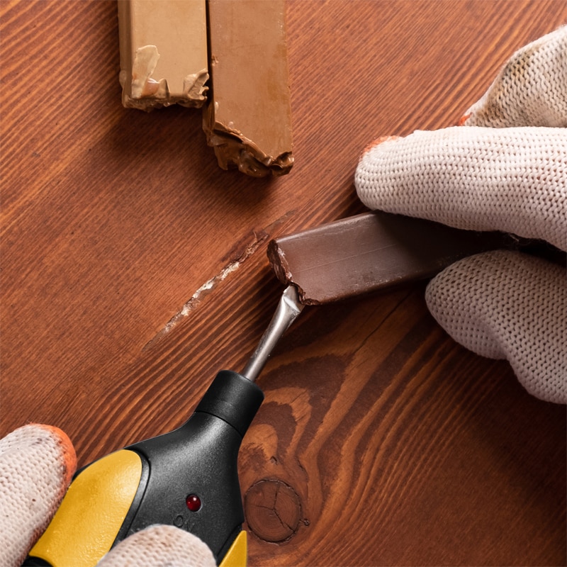 Kit de reparatie parchet si pardoseli laminate, mobila, 17 piese - eMAG.ro