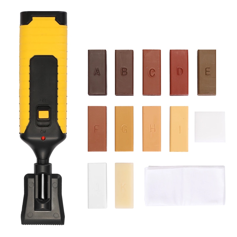 Kit de reparatie parchet si pardoseli laminate, mobila, 17 piese - eMAG.ro