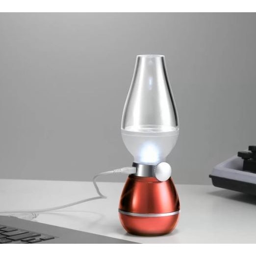 Veioza LED Eliandeco ®, Cu Acumulator, Tip Felinar Retro, Stingere ...