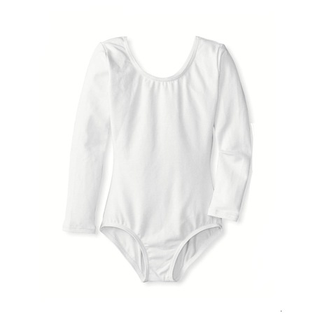 Body pentru fetite, gimnastica, dans, balet, alb, 6 ani - 7 ani - eMAG.ro