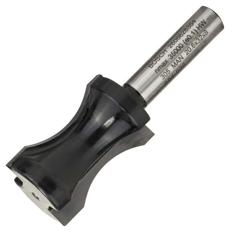 Freza de fatetat cu rulment de ghidare doua taisuri Bosch, tija 8 mm ...